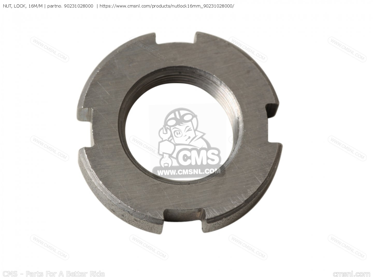 NUT, LOCK, 16M/M for Honda - order at CMSNL