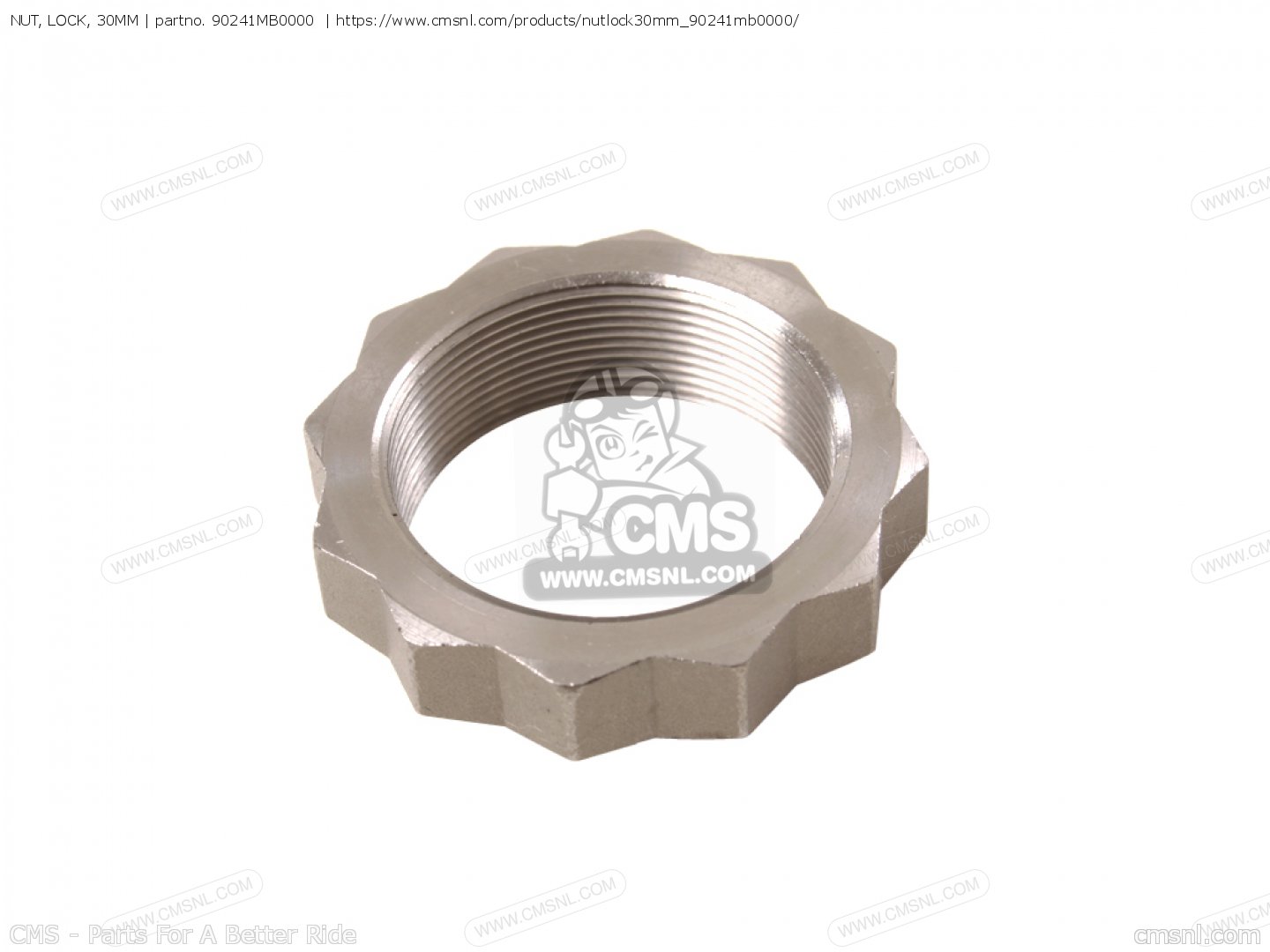 NUT, LOCK, 30MM for Honda - order at CMSNL