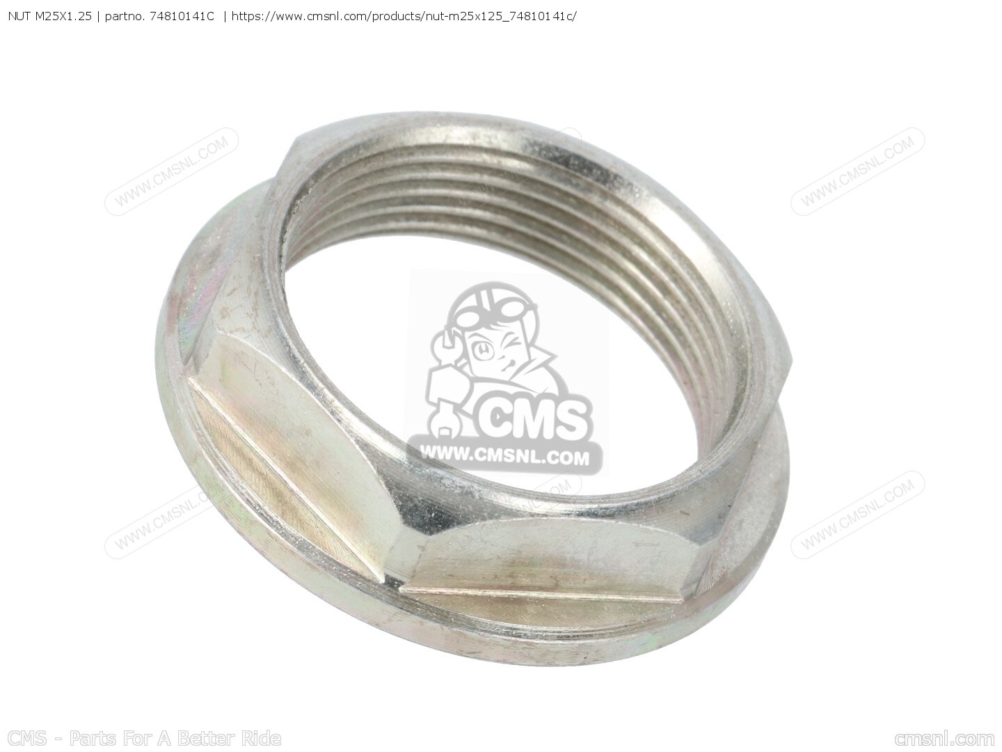 NUT M25X1.25 for SCGT1000 2008 USA (SPORTCLASSIC GT 1000) 9151-2762B ...