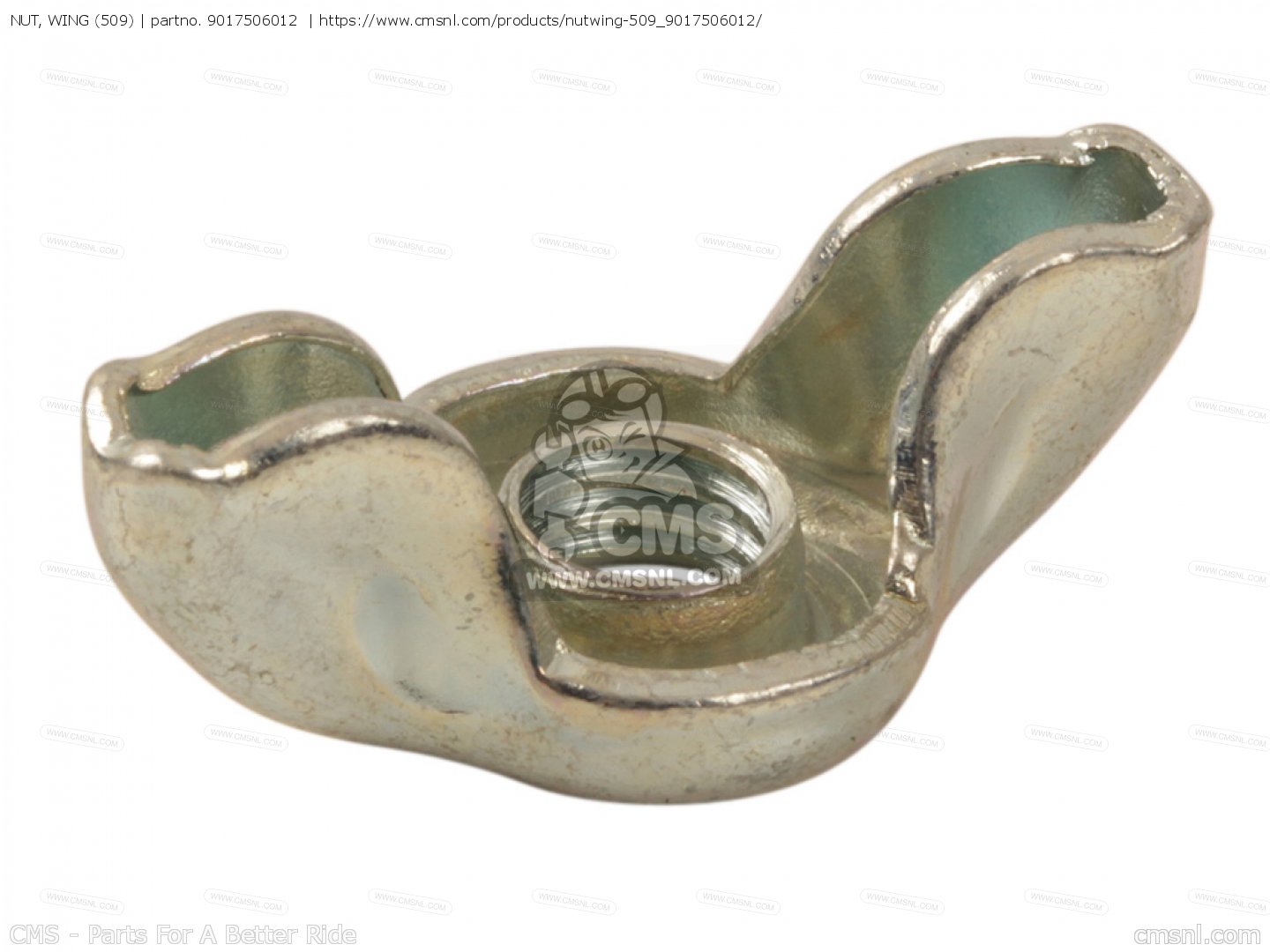 9017506012: NUT, WING (509) Yamaha - buy the 90175-06012-00 at CMSNL