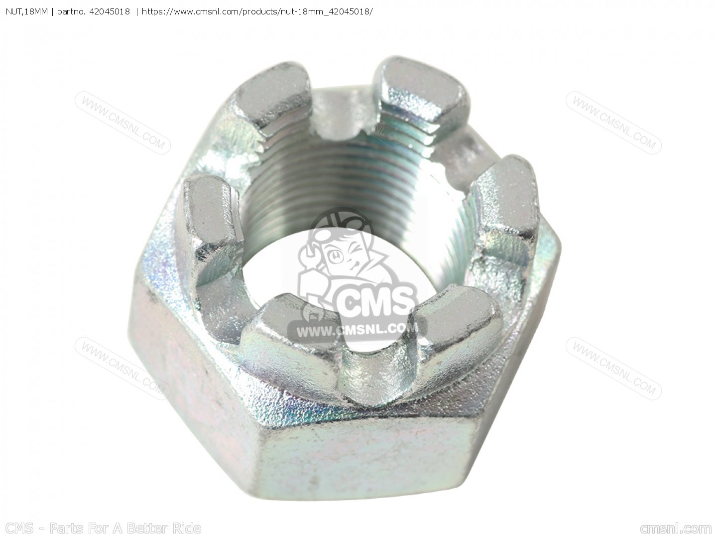 42045018: NUT,18MM Kawasaki - buy the 42045018 at CMSNL