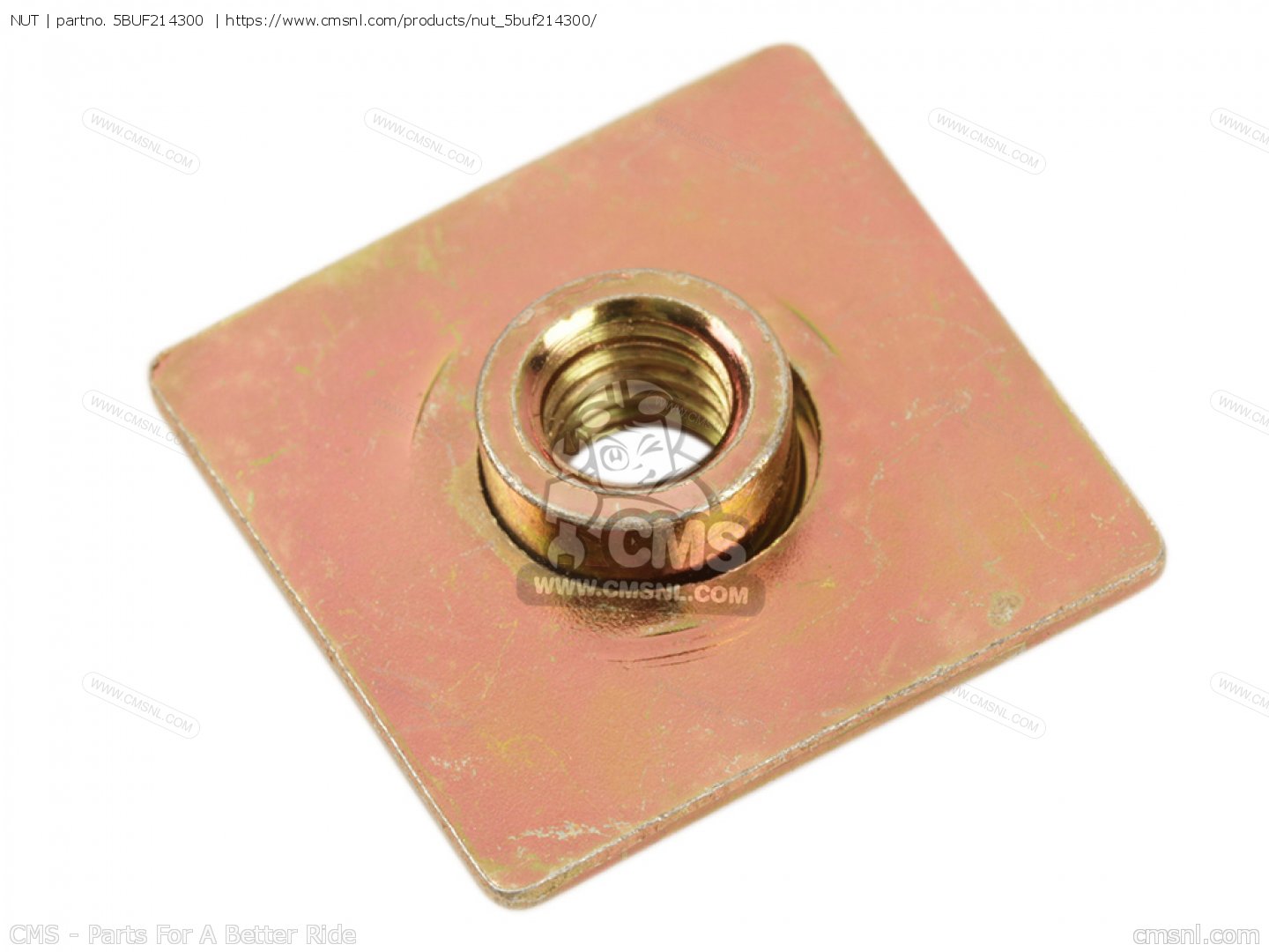 5BUF214300: NUT Yamaha - buy the 5BU-F2143-00-00 at CMSNL