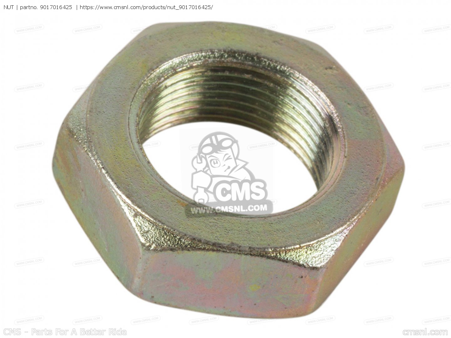 9017016425: NUT Yamaha - buy the 90170-16425-00 at CMSNL