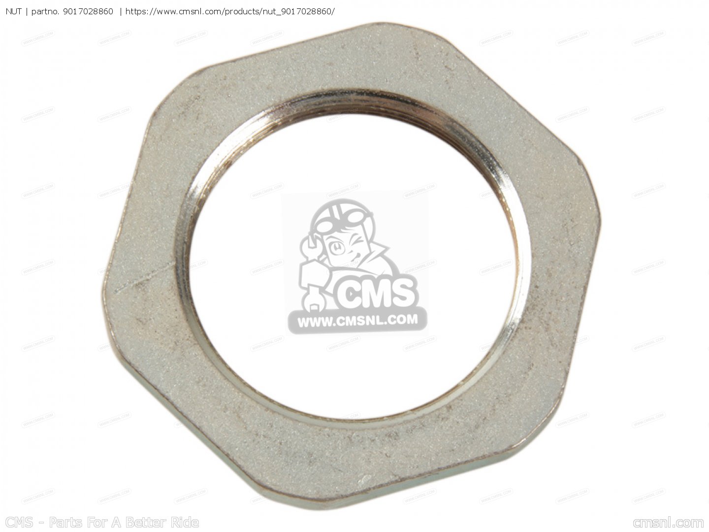 9017028860: NUT Yamaha - buy the 90170-28860-00 at CMSNL