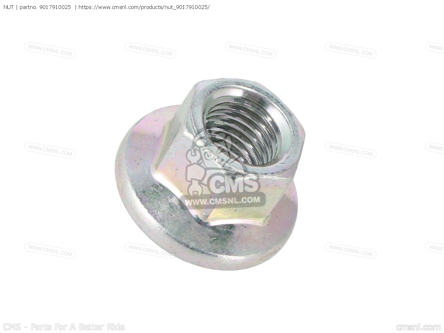 9017910025: NUT Yamaha - buy the 90179-10025-00 at CMSNL