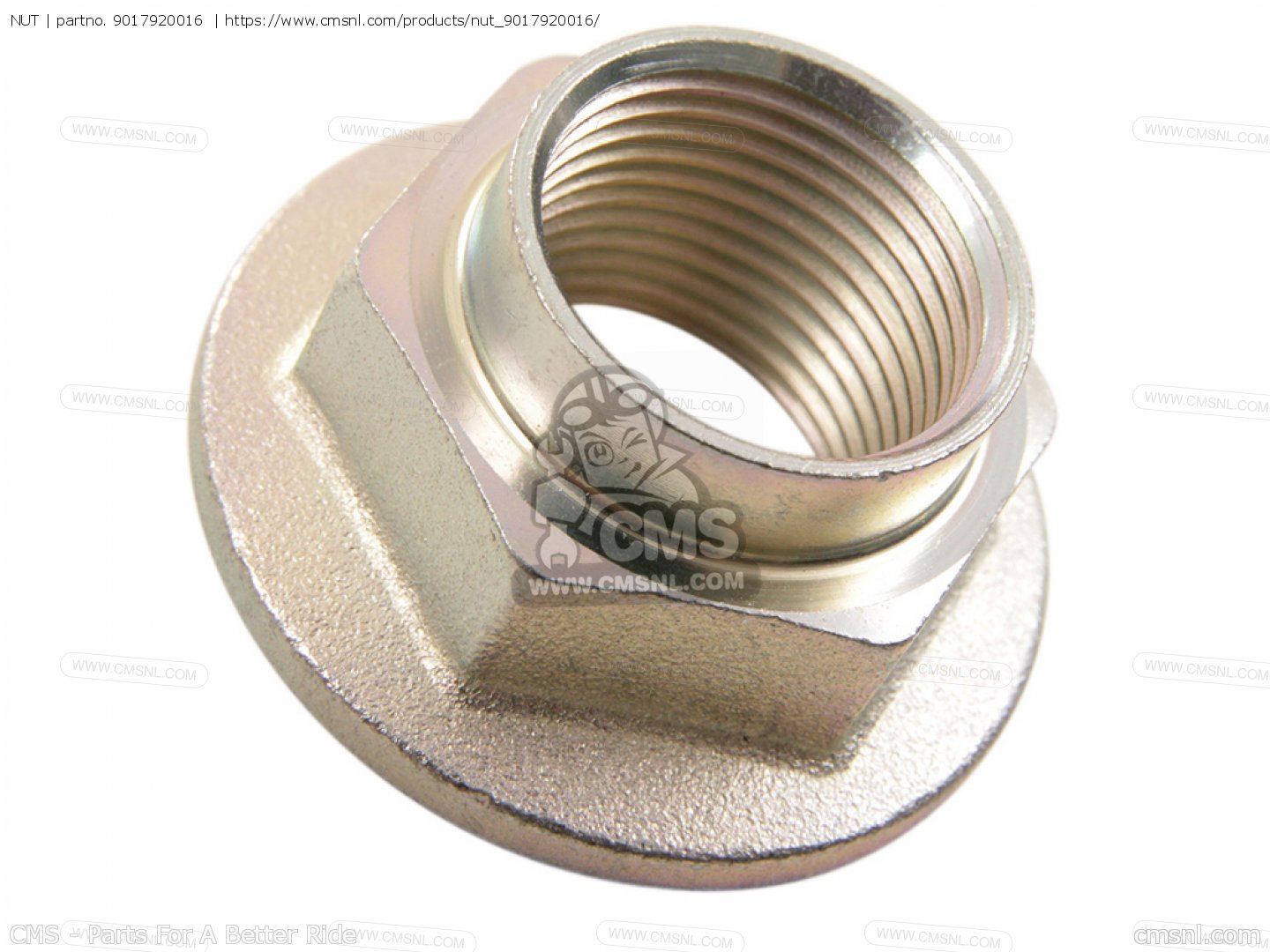 9017920016: NUT Yamaha - buy the 90179-20016-00 at CMSNL
