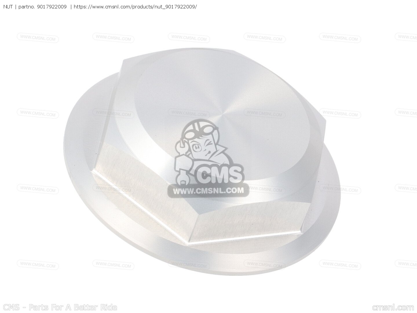 9017922009: NUT Yamaha - buy the 90179-22009-00 at CMSNL