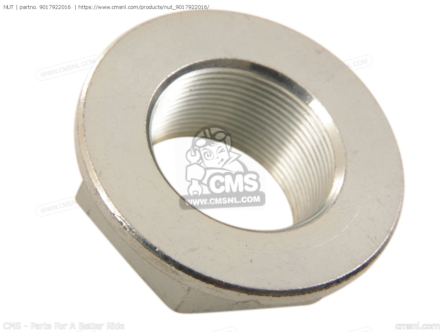 9017922016: NUT Yamaha - buy the 90179-22016-00 at CMSNL