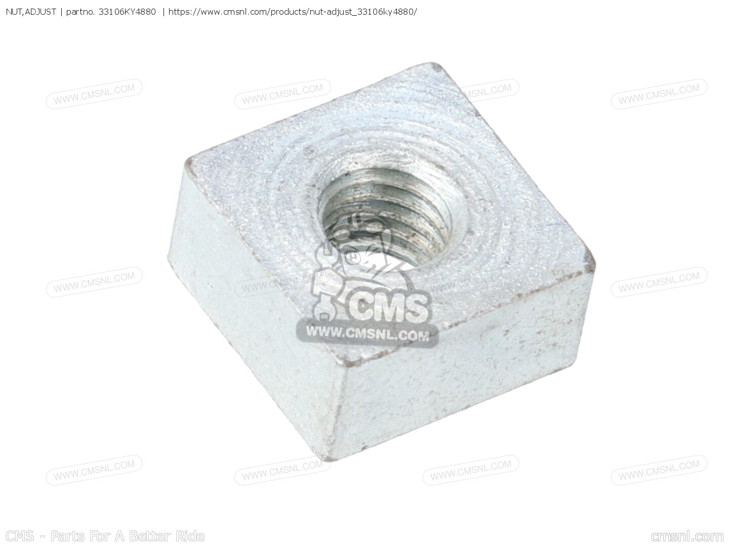 33106KY4880: NUT,ADJUST Honda - buy the 33106-KY4-880 at CMSNL