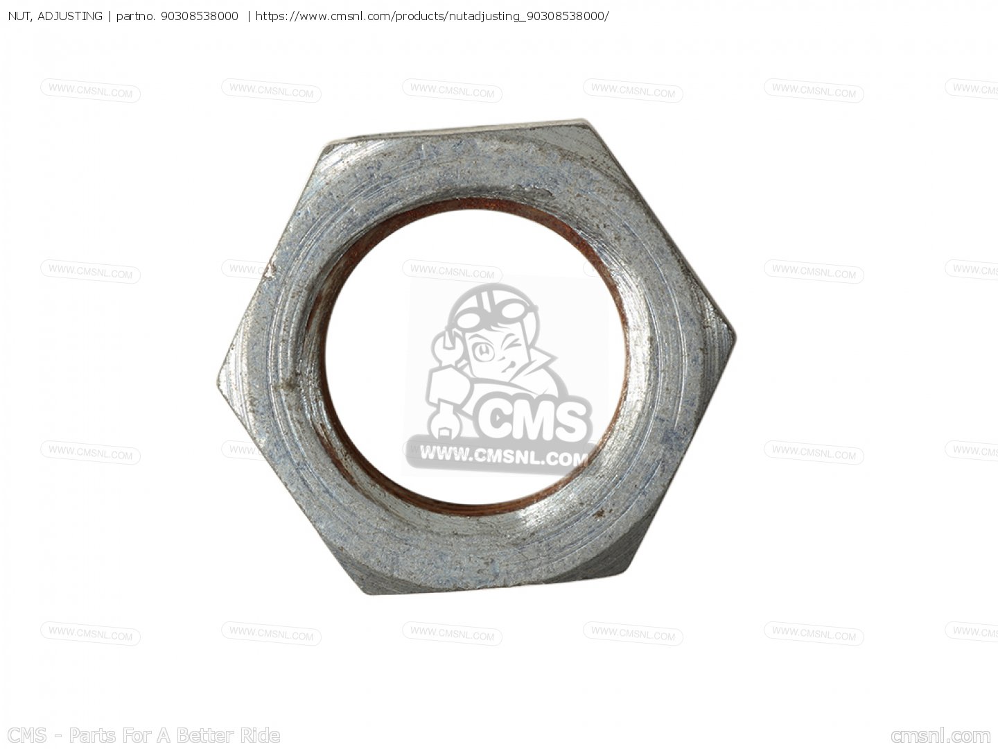 90308538000: Nut, Adjusting Honda - buy the 90308-538-000 at CMSNL