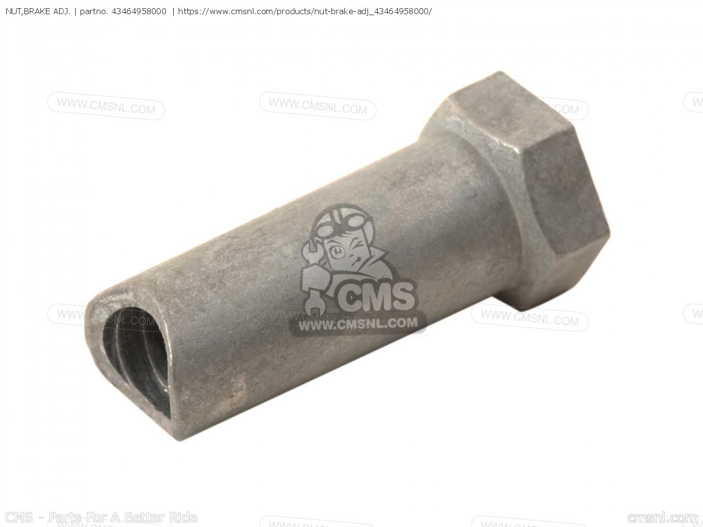 43464958000: Nut,brake Adj. Honda - buy the 43464-958-000 at CMSNL