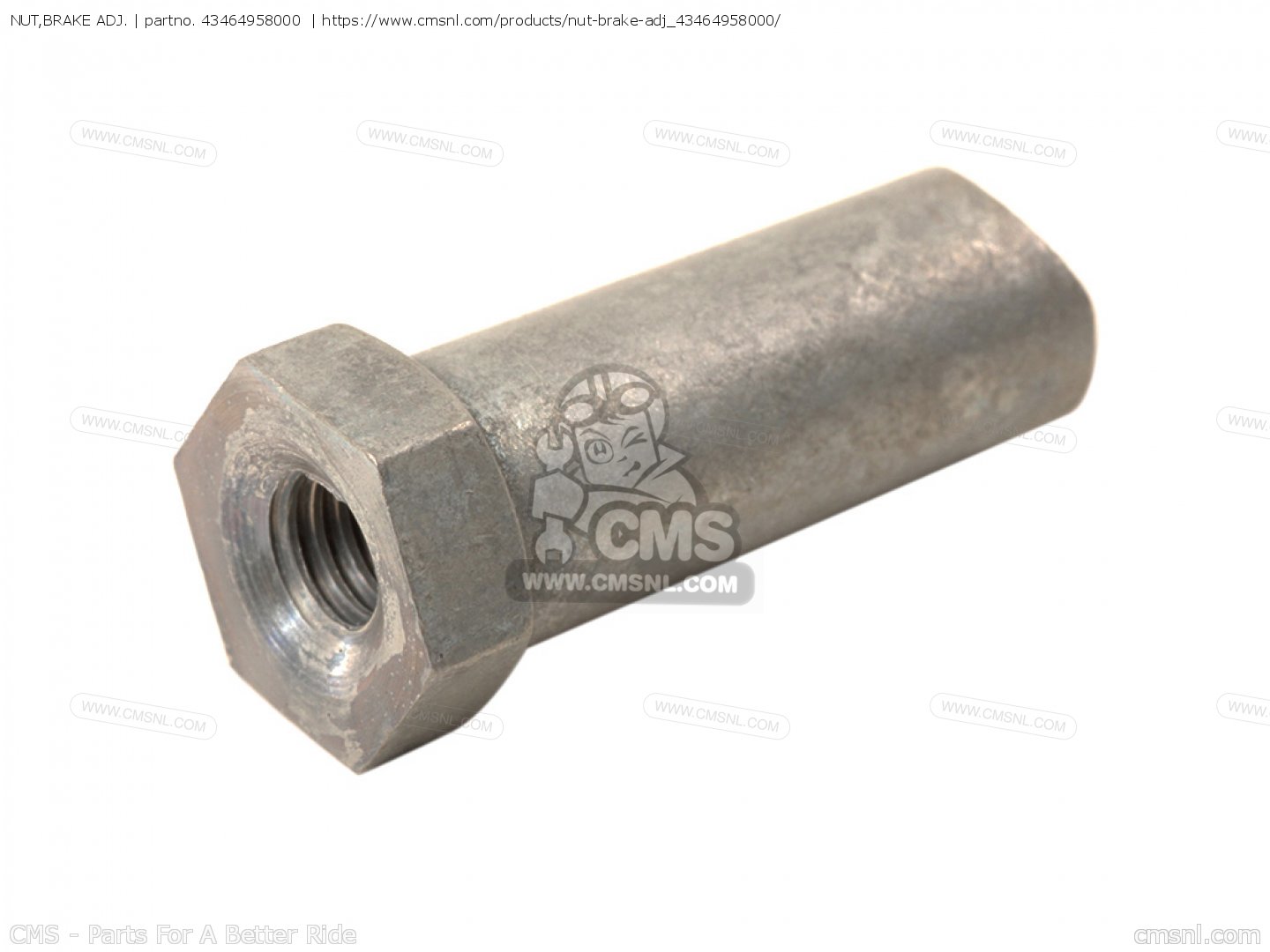 43464958000: Nut,brake Adj. Honda - buy the 43464-958-000 at CMSNL