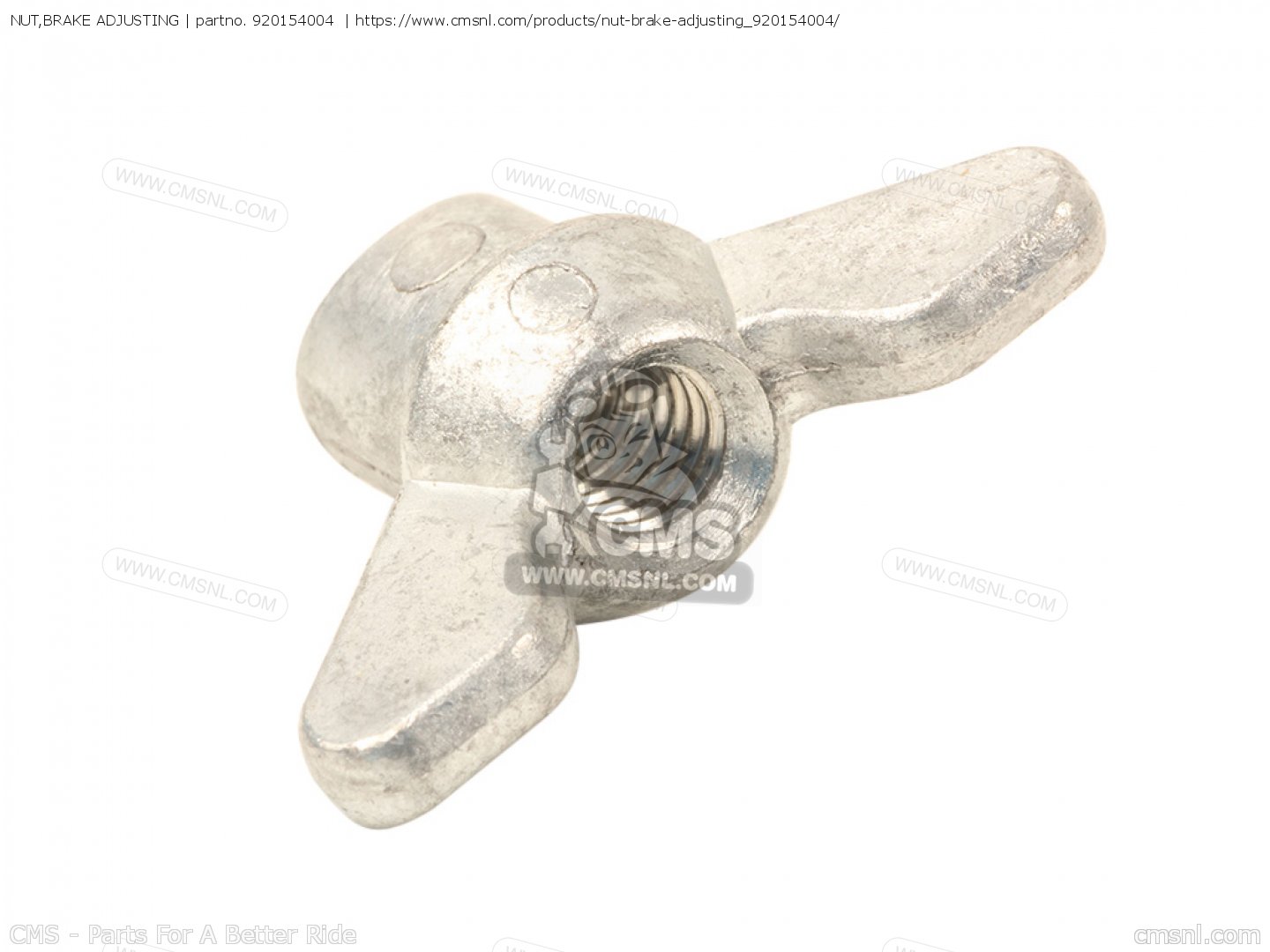 NUT,BRAKE ADJUSTING for KX80-E3 1985 UNITED KINGDOM AL - order at CMSNL