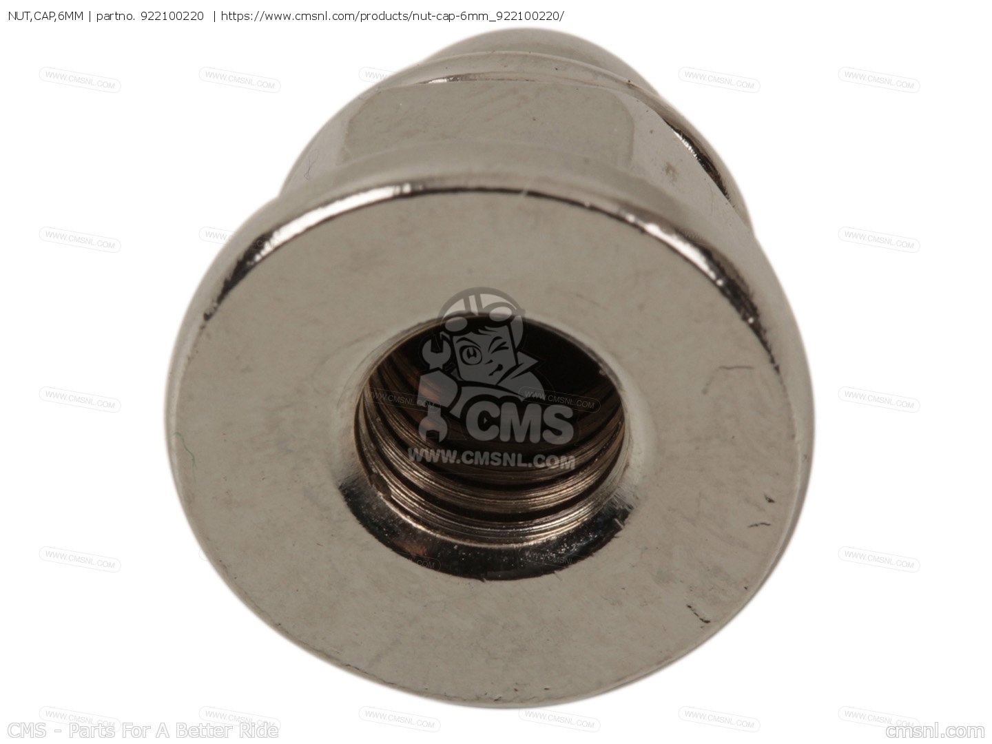 922100220: NUT,CAP,6MM Kawasaki - buy the 92210-0220 at CMSNL