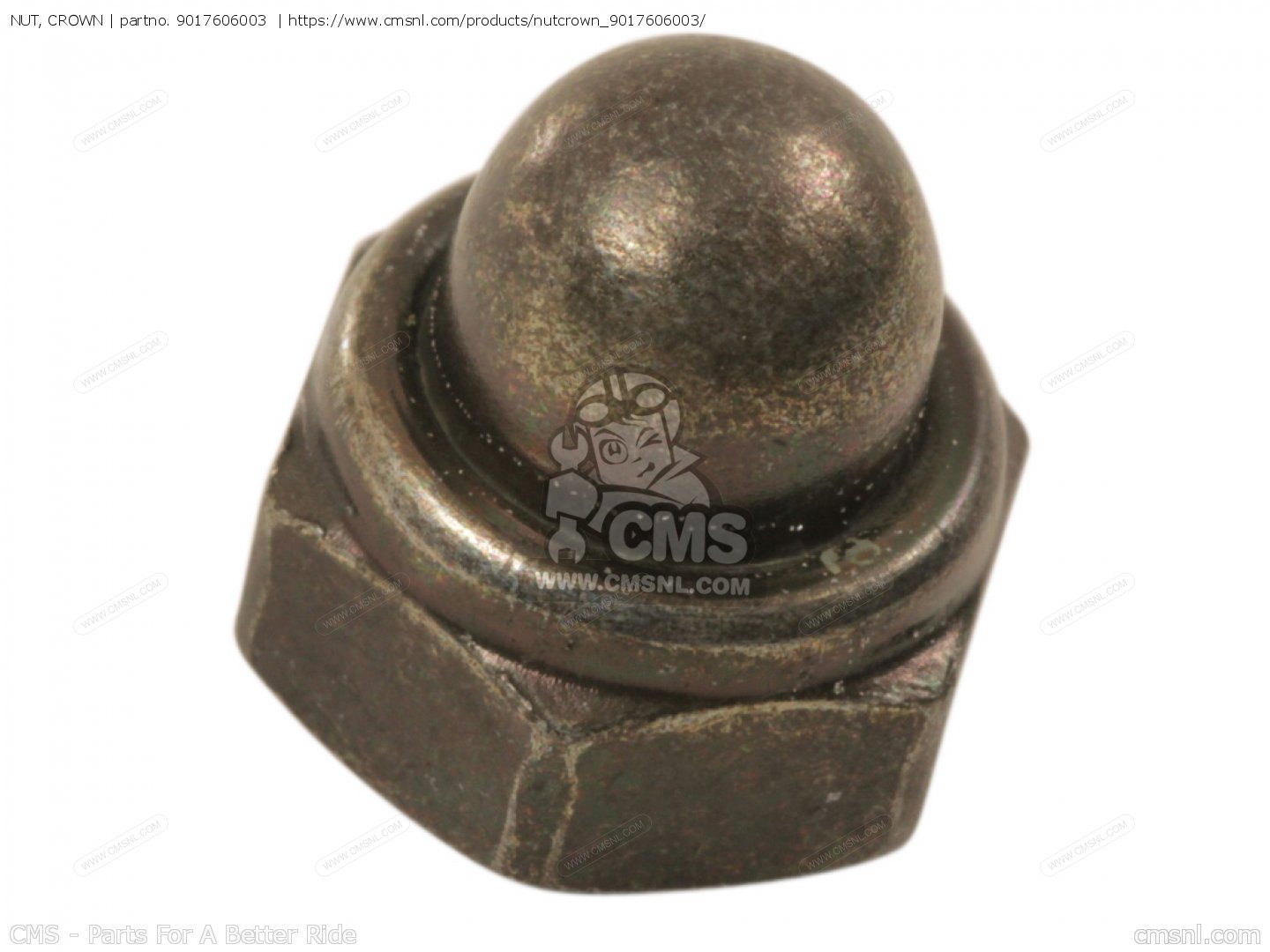 9017606003: Nut, Crown Yamaha - buy the 90176-06003-00 at CMSNL