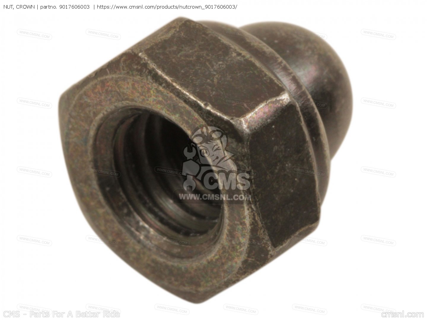 9017606003: Nut, Crown Yamaha - buy the 90176-06003-00 at CMSNL