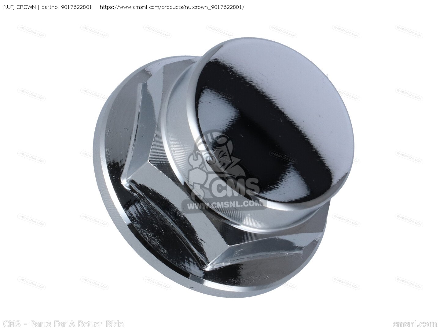 9017622801: Nut, Crown Yamaha - buy the 90176-22801 at CMSNL