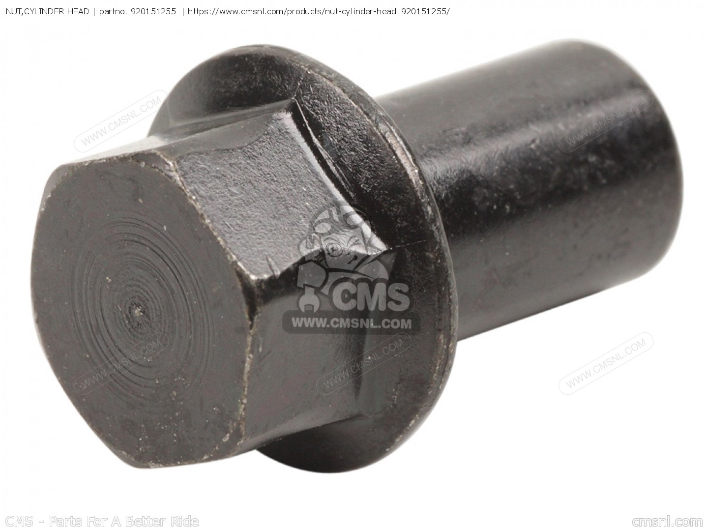920151255: NUT,CYLINDER HEAD Kawasaki - buy the 92015-1255 at CMSNL