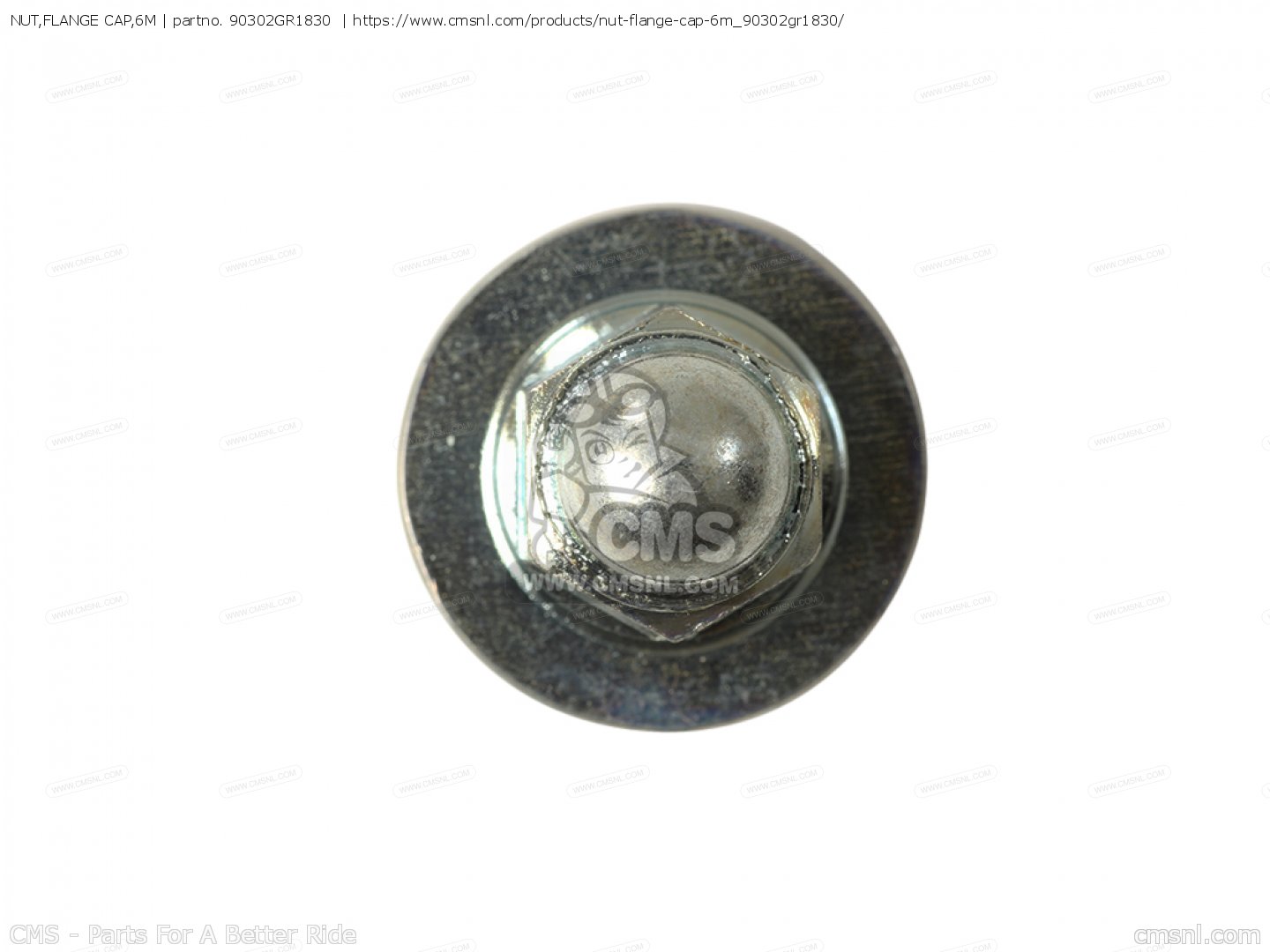 90302GR1830: Nut,flange Cap,6m Honda - buy the 90302-GR1-830 at CMSNL