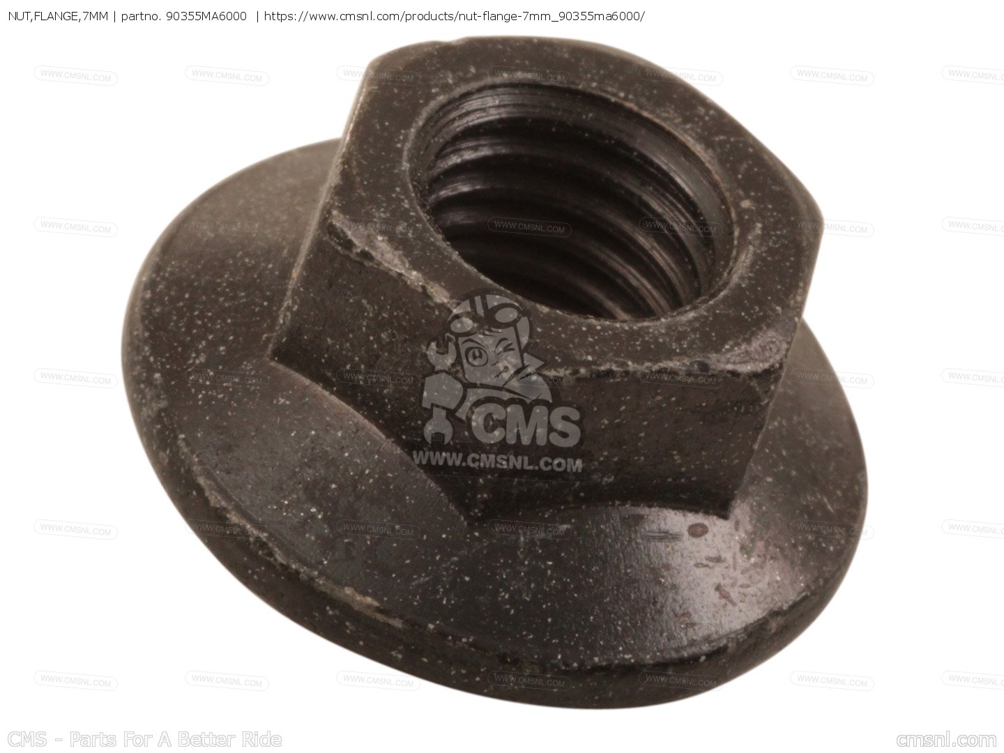 90355MA6000: NUT,FLANGE,7MM Honda - buy the 90355-MA6-000 at CMSNL