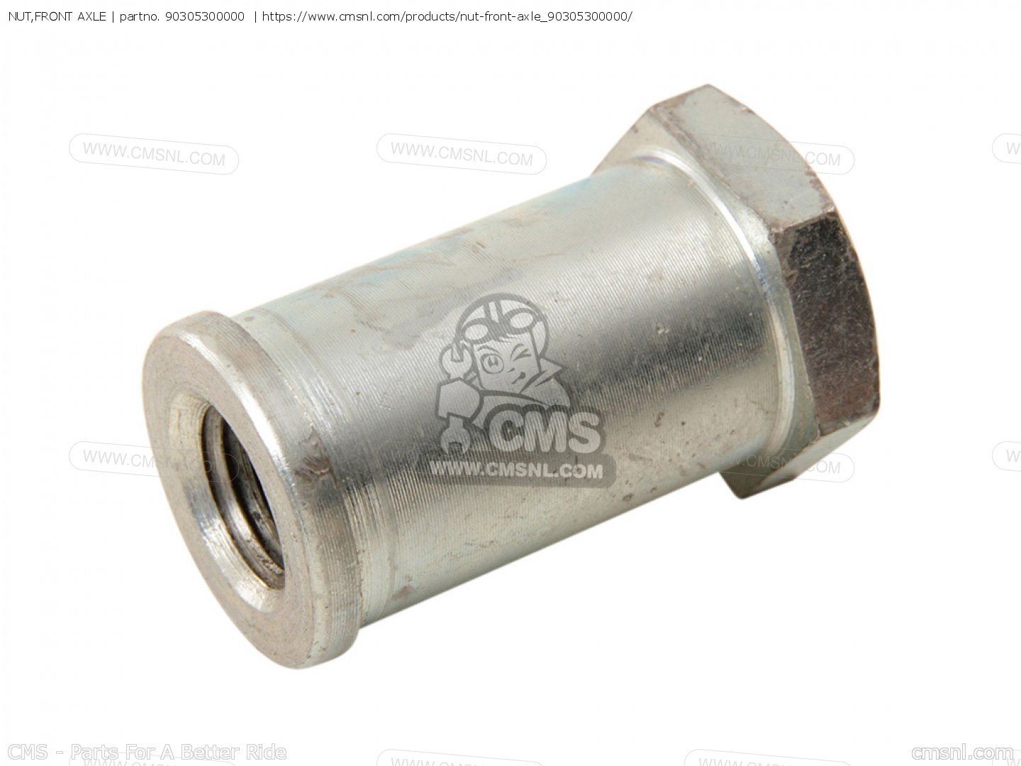 NUT,FRONT AXLE for CB750K2 FOUR FRANCE - order at CMSNL