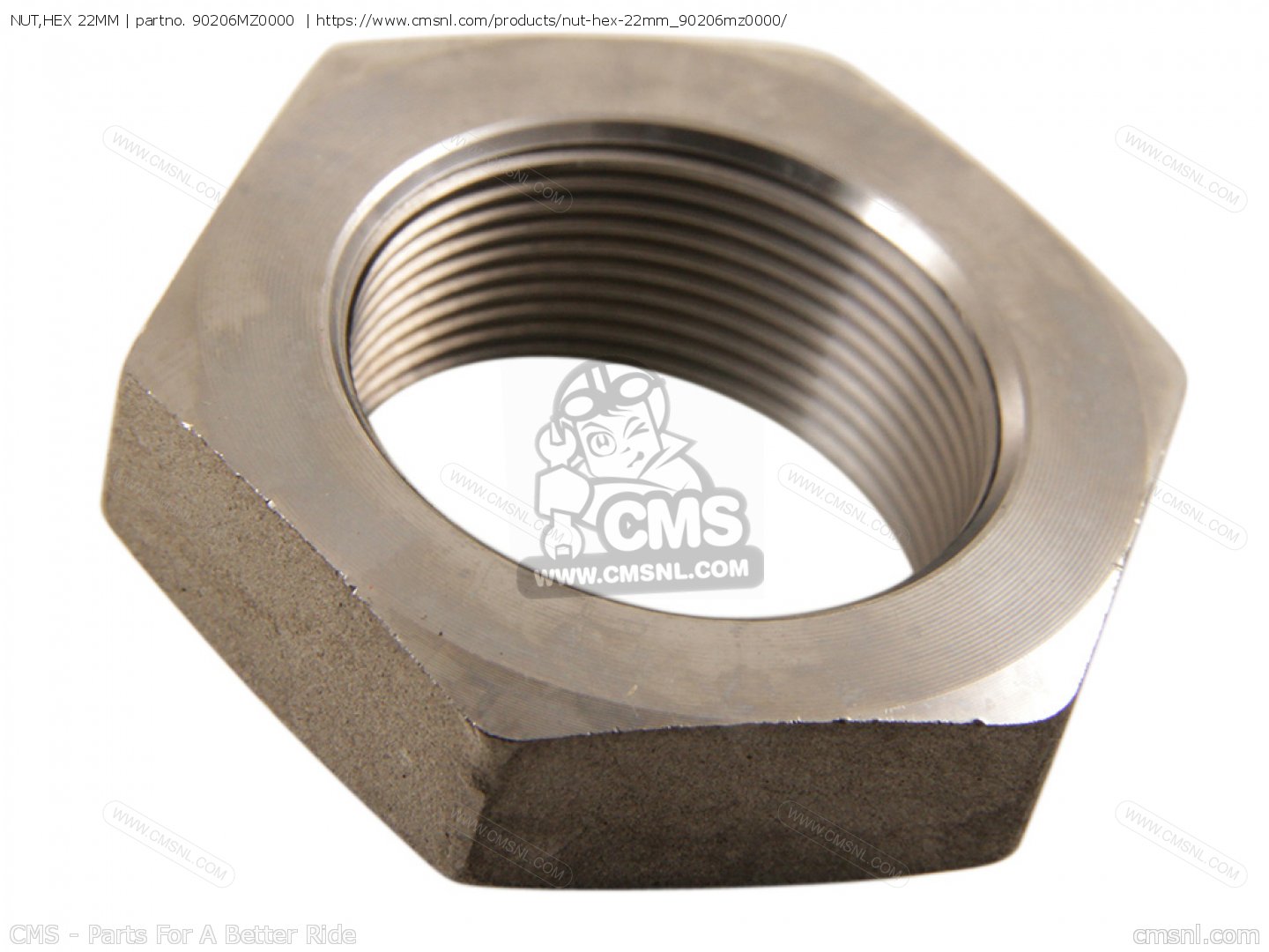 NUT,HEX 22MM for GL1500SE GOLDWING SPECIAL EDITION 1999 (X) ENGLAND ...