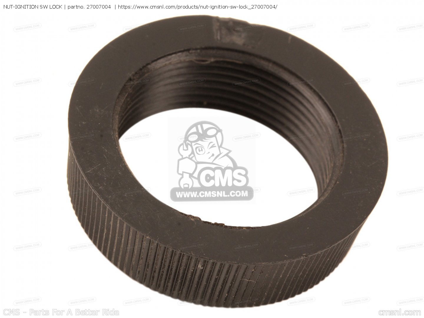 27007004: NUT,IGNITION SWITCH Kawasaki - buy the 27007-004 at CMSNL