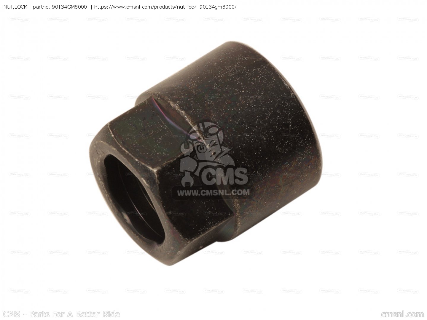 90134GM8000: NUT,LOCK Honda - buy the 90134-GM8-000 at CMSNL
