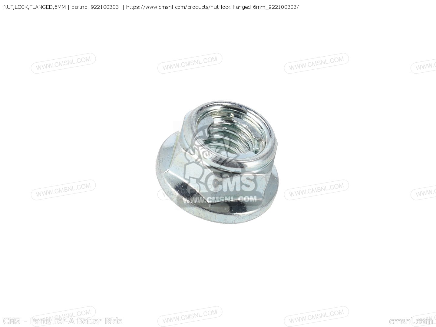 NUT,LOCK,FLANGED,6MM for KLZ1000ACF VERSYS 1000 2012 EUROPE,MIDDLE EAST ...