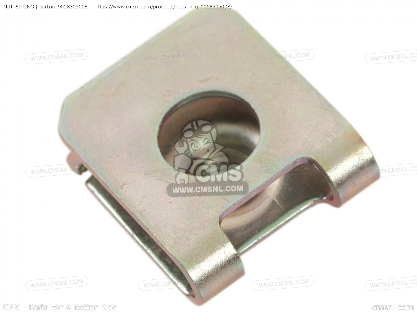 9018305008: Nut, Spring Yamaha - buy the 90183-05008 at CMSNL