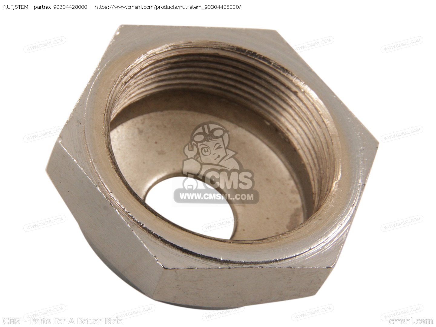 90304428000: NUT,STEM Honda - buy the 90304-428-000 at CMSNL