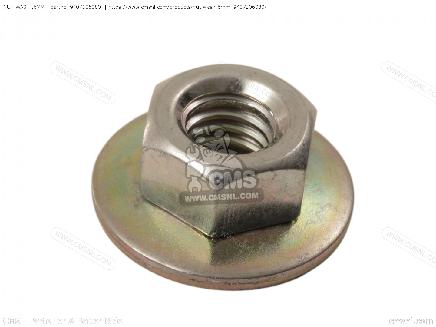NUT-WASH.,6MM for Honda - order at CMSNL