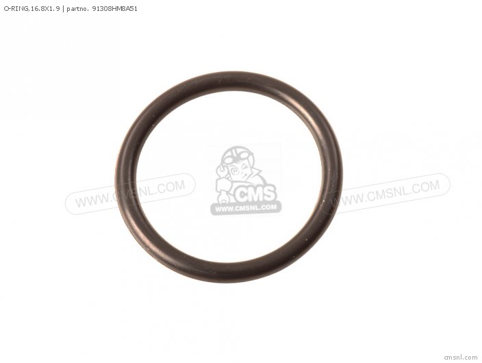 91308HM8A51: O-ring,16.8x1.9 Honda - buy the 91308-HM8-A51 at CMSNL