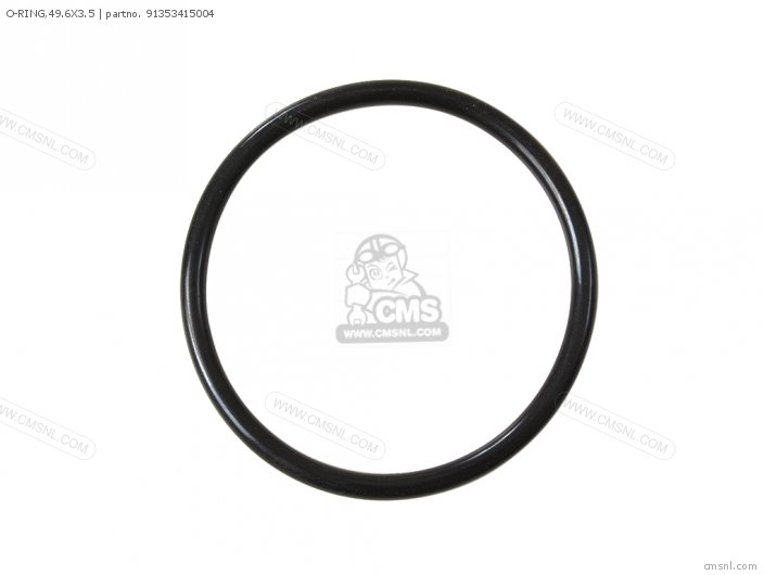 91353415004: O-ring,49.6x3.5 Honda - buy the 91353-415-004 at CMSNL