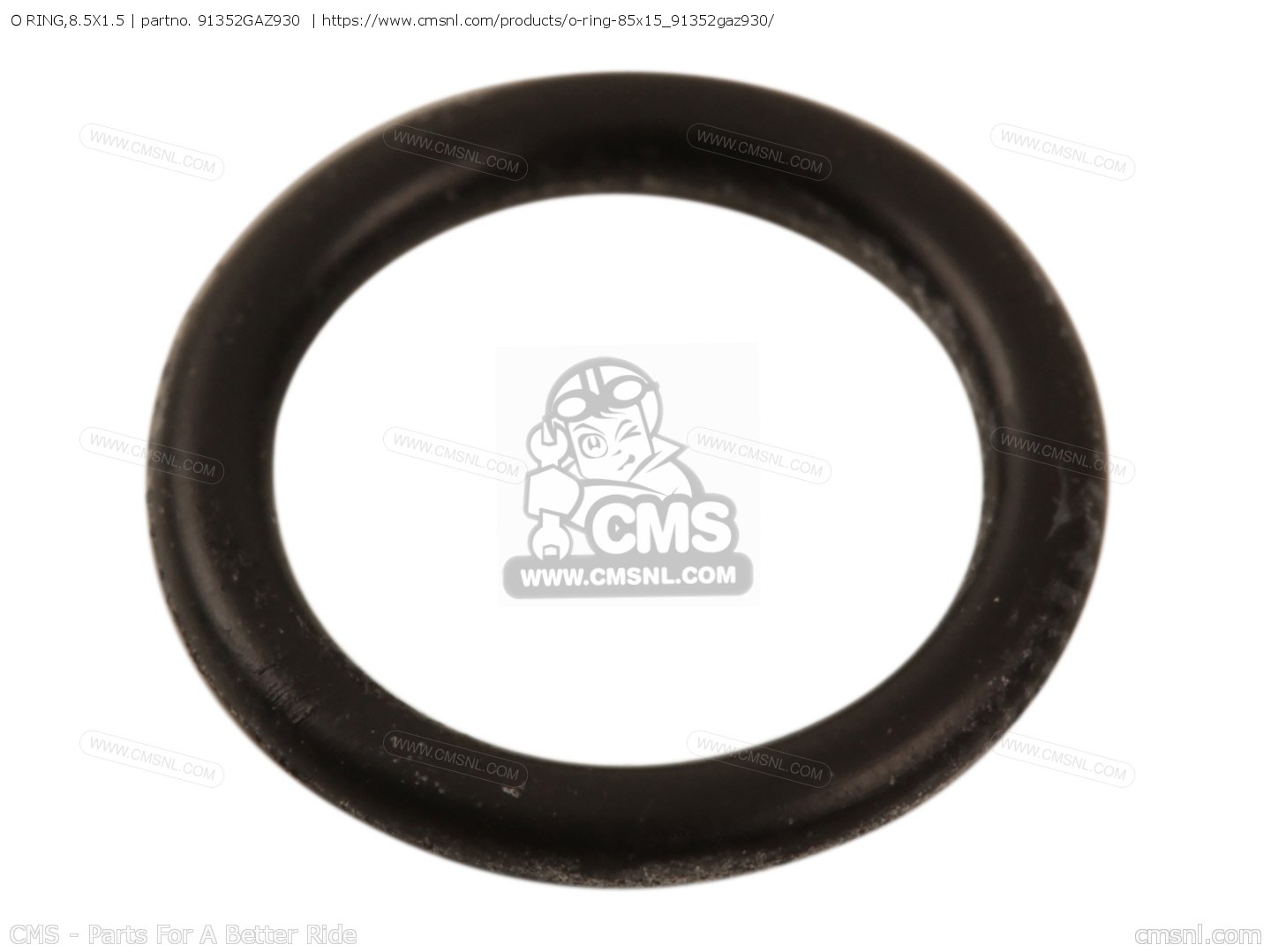 O RING,8.5X1.5 for GL1800A GOLDWING 2003 (3) FRANCE / CMF - order at CMSNL