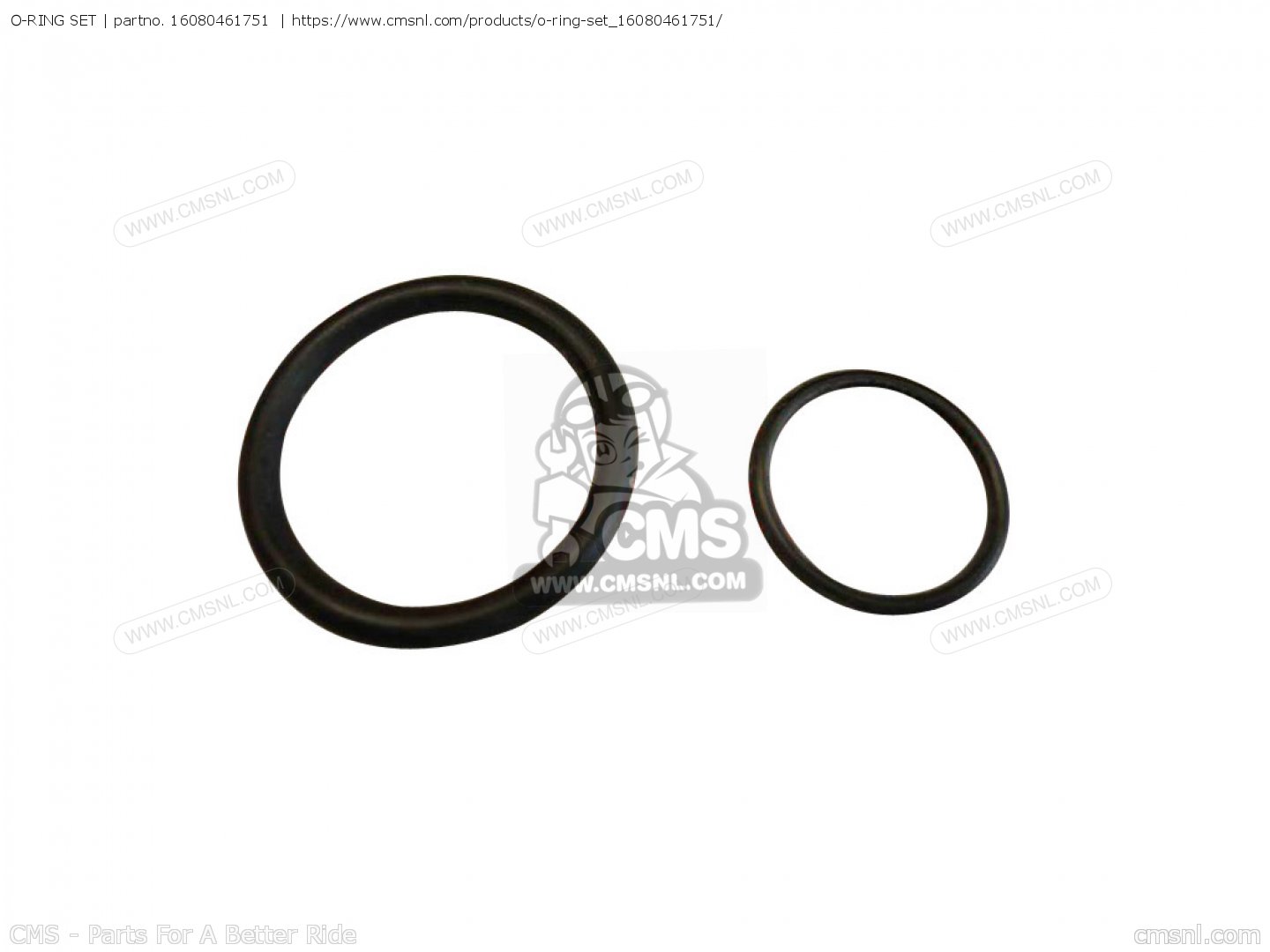 16080461751: O-ring Set Honda - buy the 16080-461-751 at CMSNL