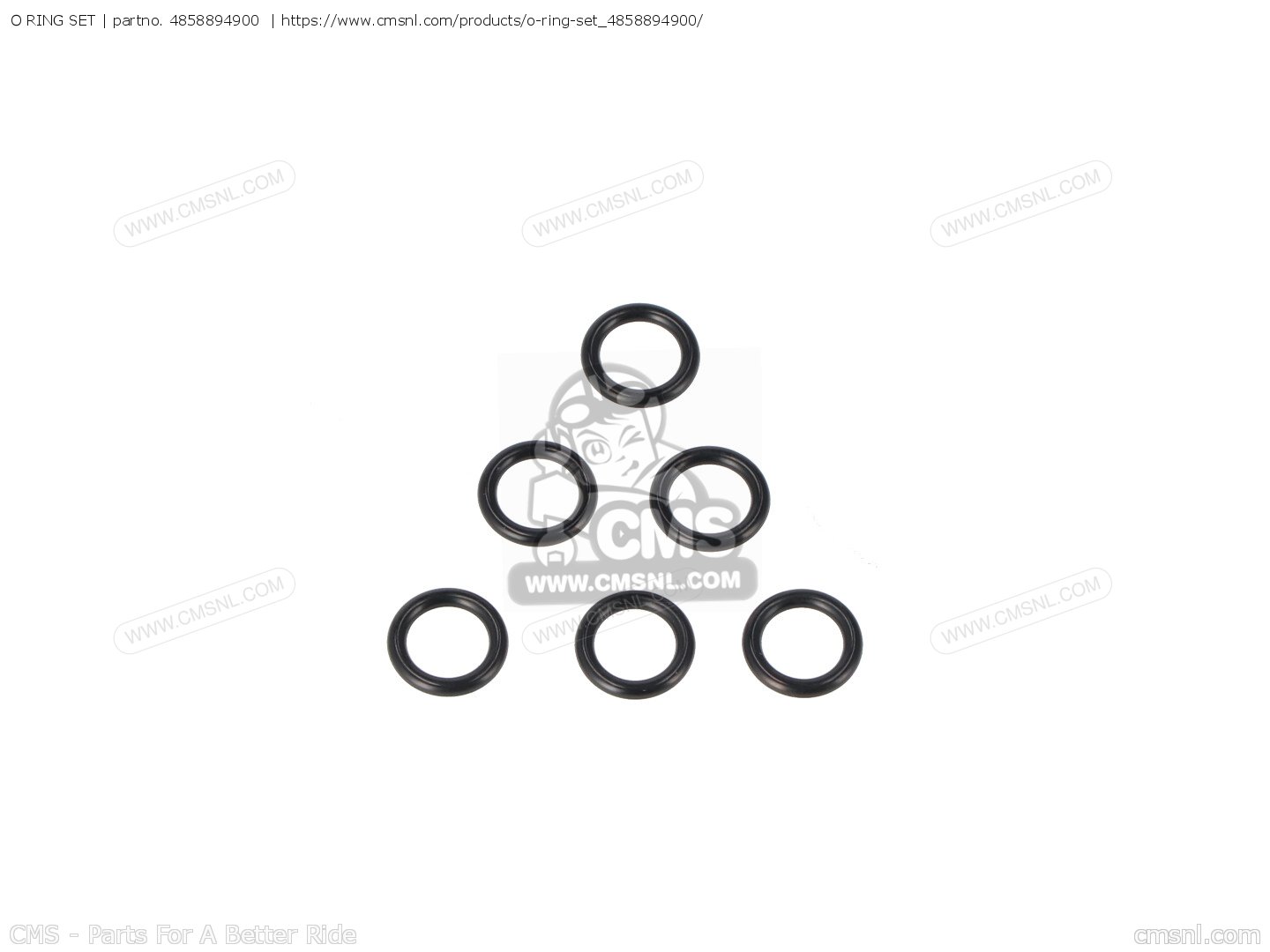 4858894900: O Ring Set Suzuki - buy the 48588-94900 at CMSNL
