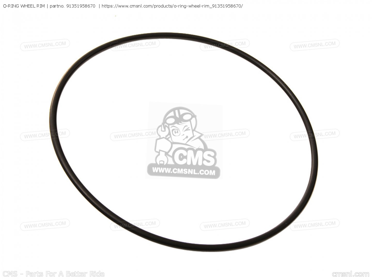 O-RING WHEEL RIM for TRX125 FOURTRAX 125 1985 (F) USA - order at CMSNL