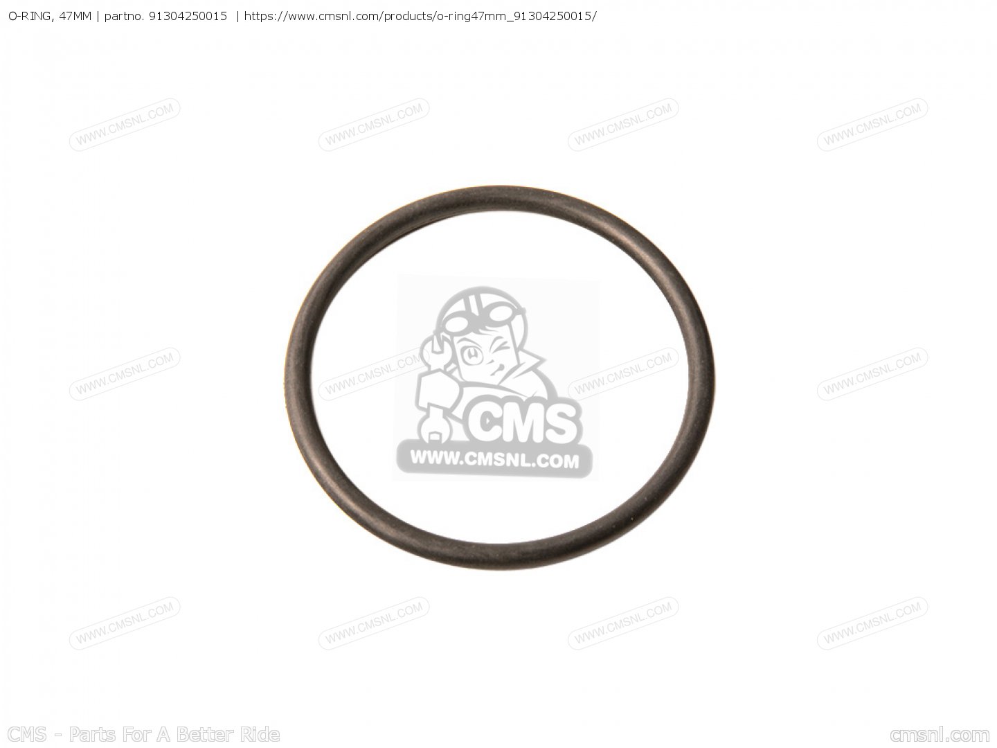91304250015: O-ring, 47mm Honda - buy the 91304-250-015 at CMSNL