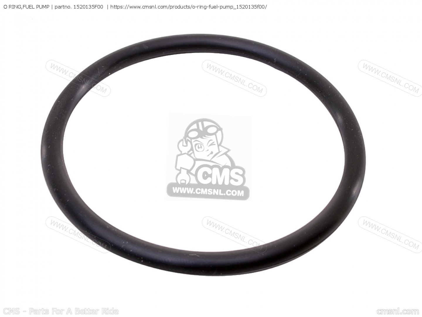 1520135F00: O RING,FUEL PUMP Suzuki - buy the 15201-35F00 at CMSNL