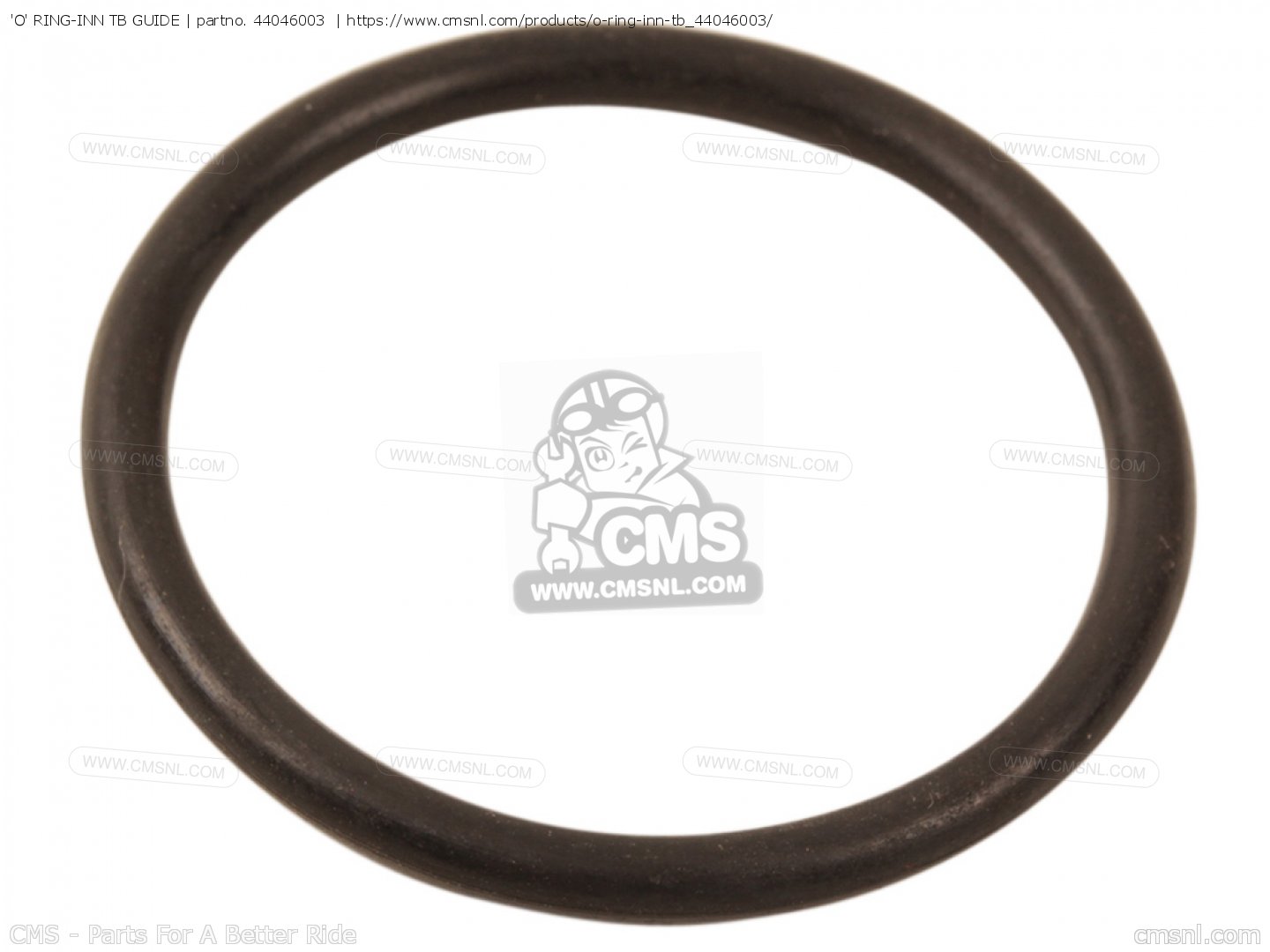 44046003: 'O' RING-INN TB GUIDE Kawasaki - buy the 44046-003 at CMSNL