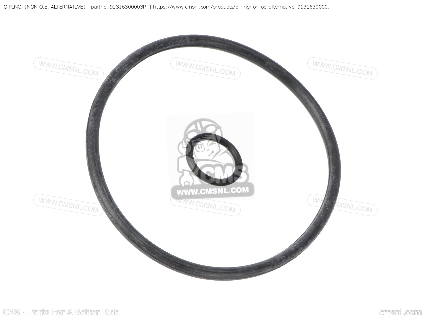 O RING, (NON O.E. ALTERNATIVE) for GL1000 GOLDWING LTD 1976 USA - order ...