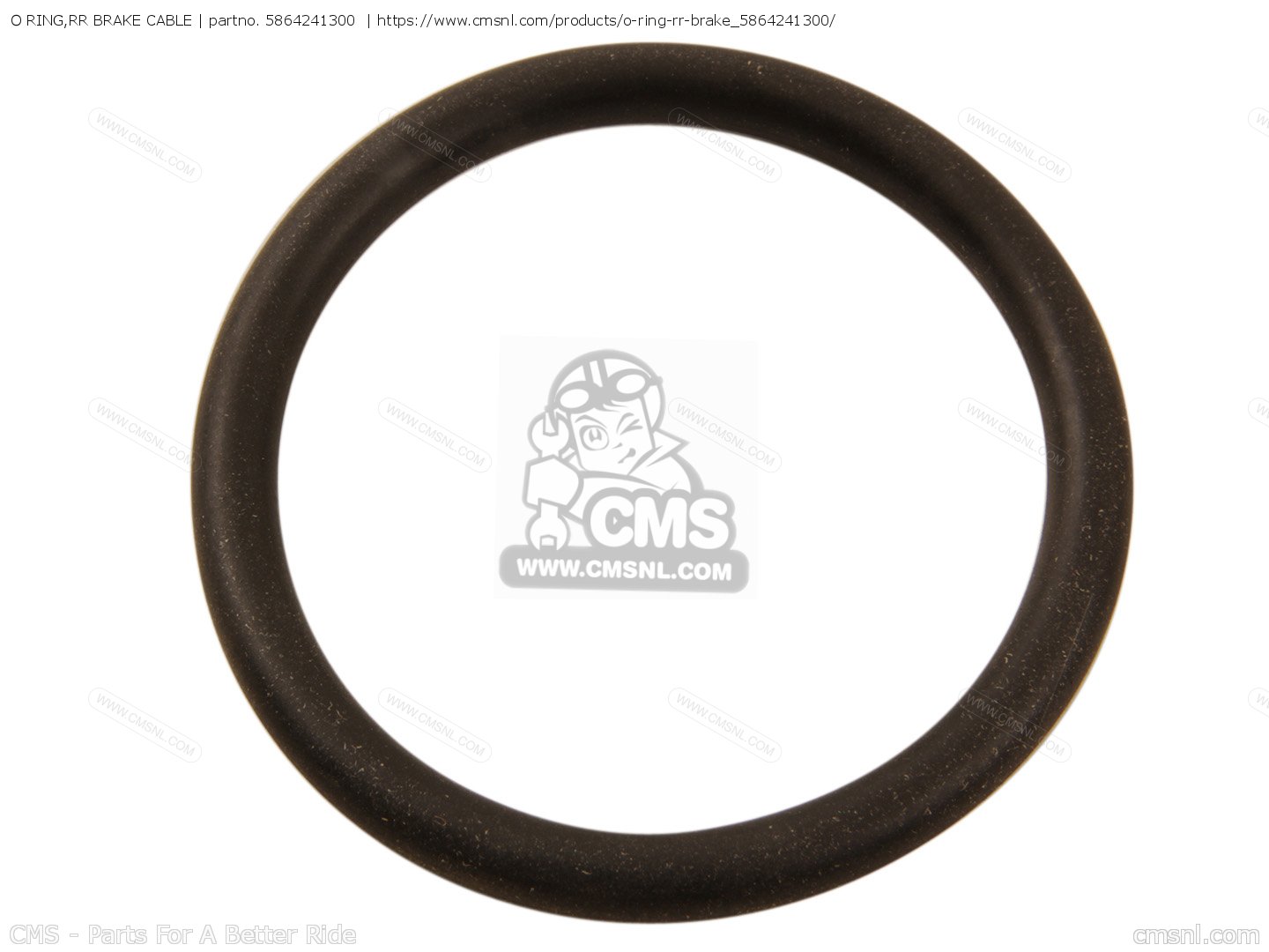 5864241300: O RING,RR BRAKE CABLE Suzuki - buy the 58642-41300 at CMSNL