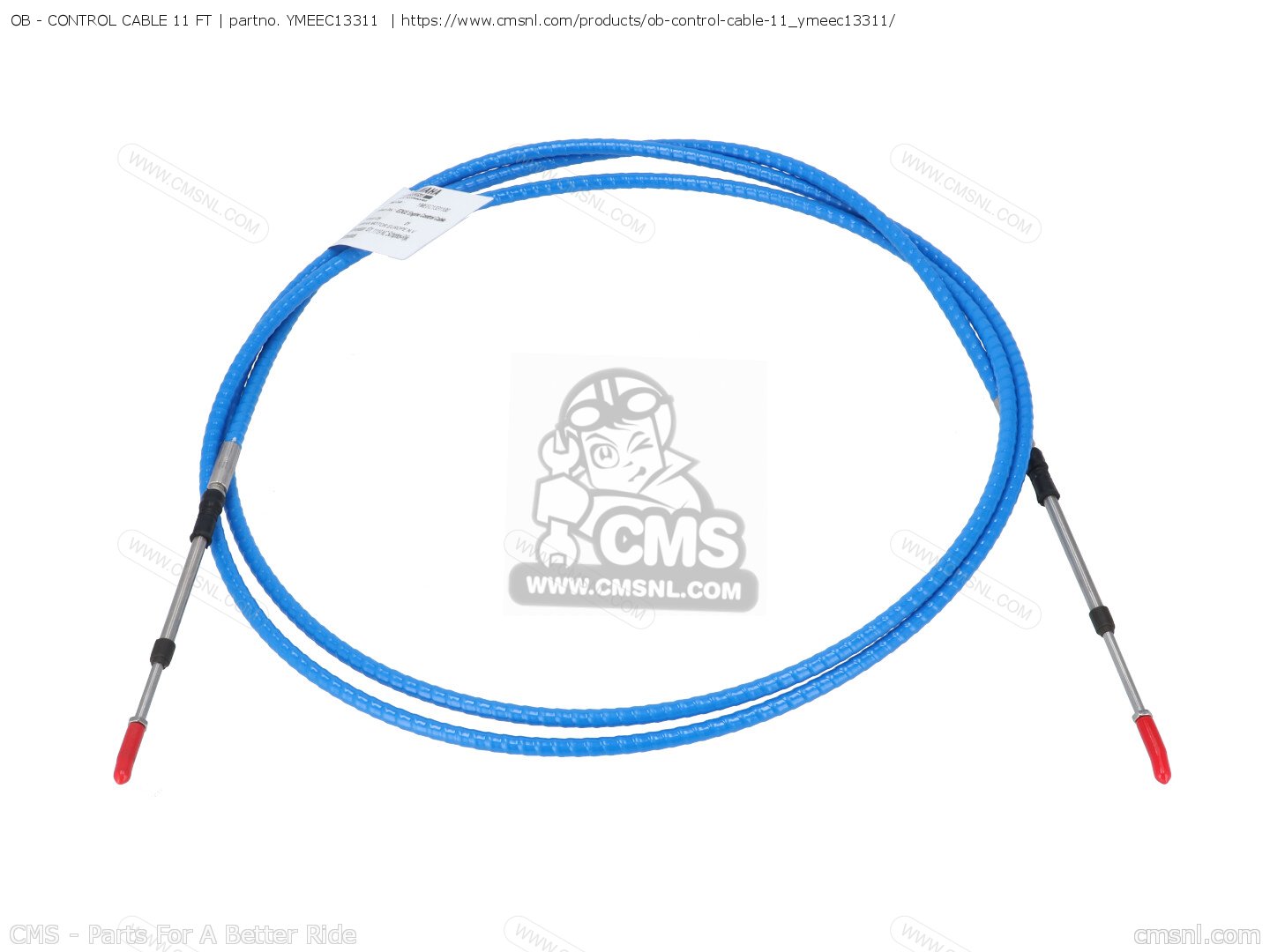YMEEC13311: Ob - Control Cable 11 Ft Yamaha - buy the YME-EC133-11-00 ...