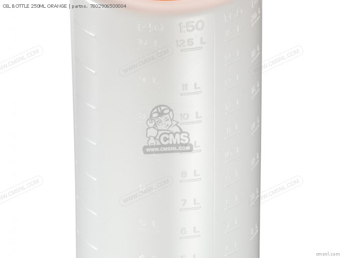 7802906500004: Oil Bottle 250ml Orange Ktm - buy the 7802906500004 at CMSNL