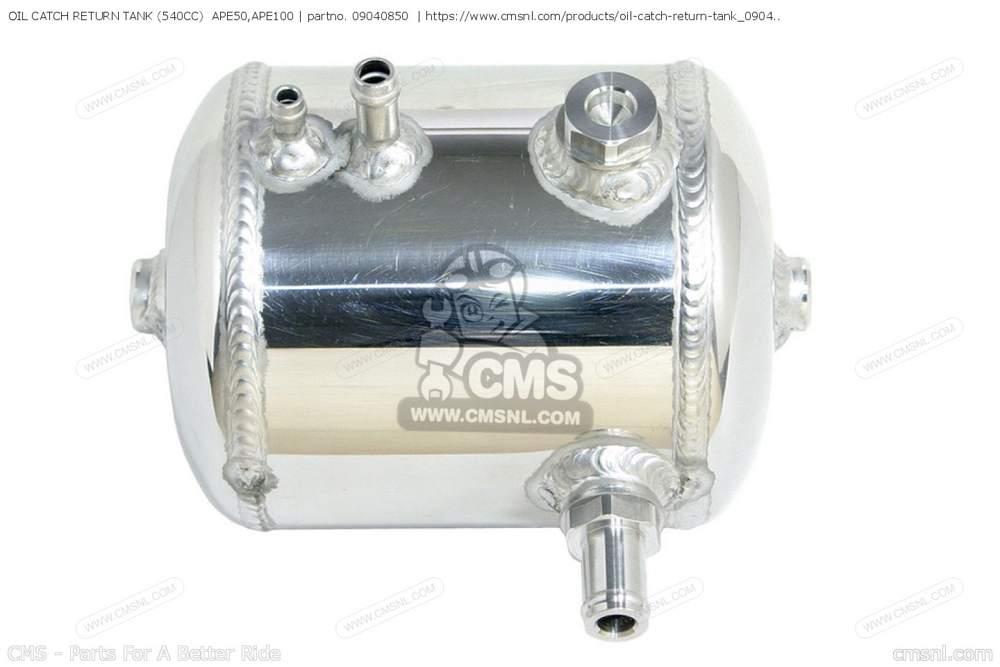 09040850: Oil Catch Return Tank (540cc) Ape50,ape100 Takegawa - buy the ...