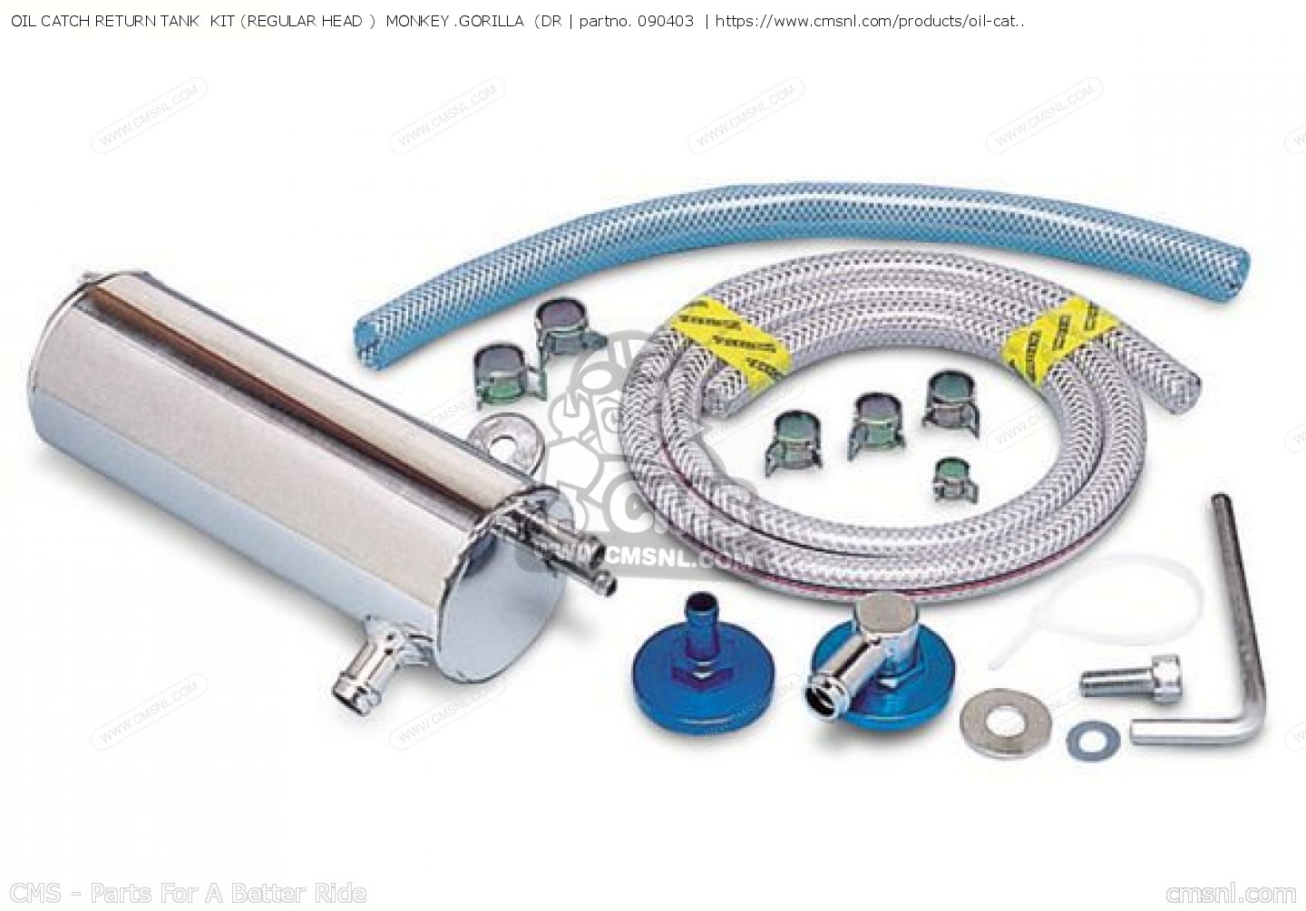 090403: OIL CATCH RETURN TANK KIT (REGULAR HEAD ) MONKEY .GORILLA (DR ...