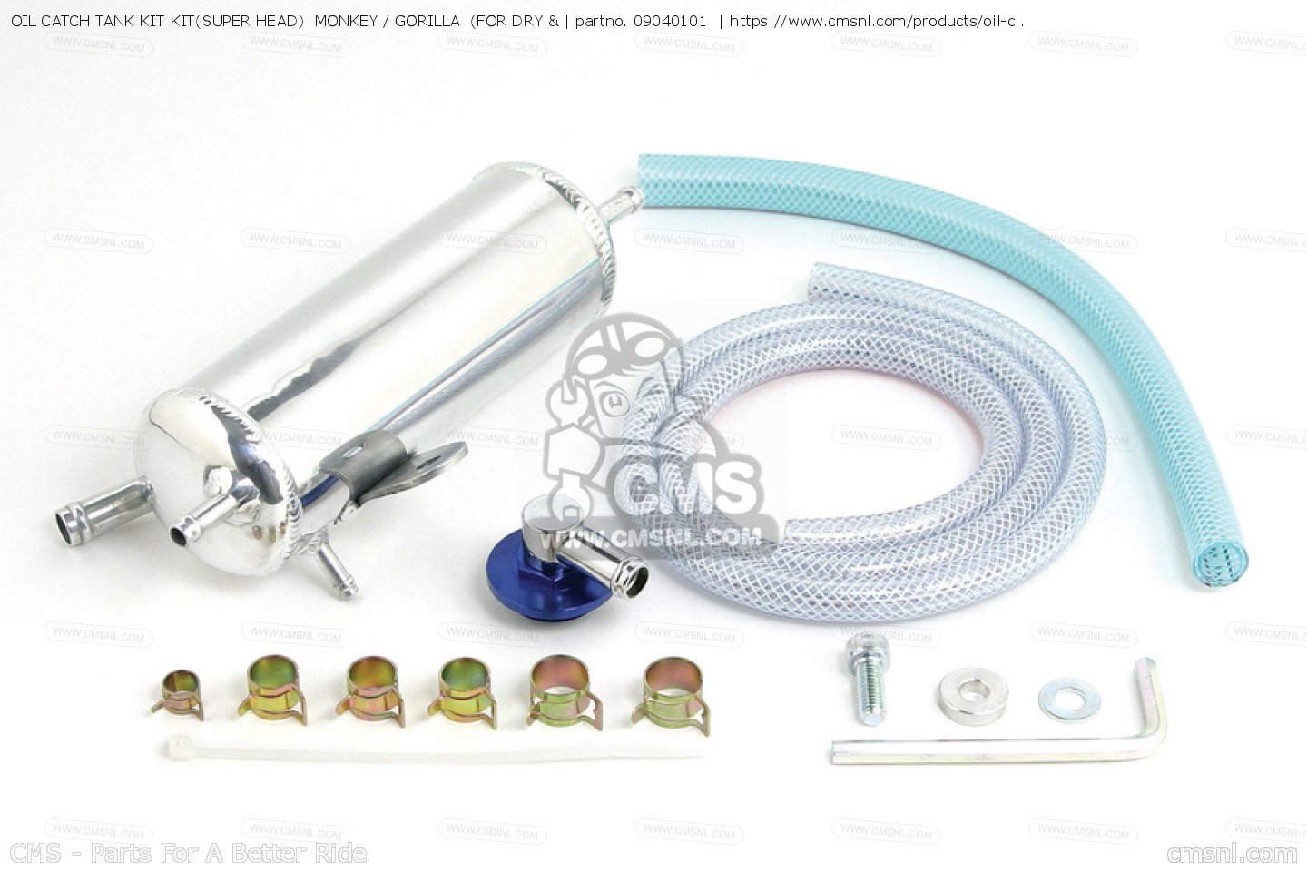09040101: OIL CATCH TANK KIT KIT(SUPER HEAD) MONKEY / GORILLA (FOR DRY ...