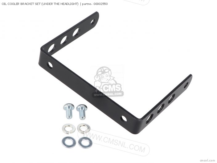 00002550: OIL COOLER BRACKET SET (UNDER THE HEADLIGHT) Takegawa - buy ...