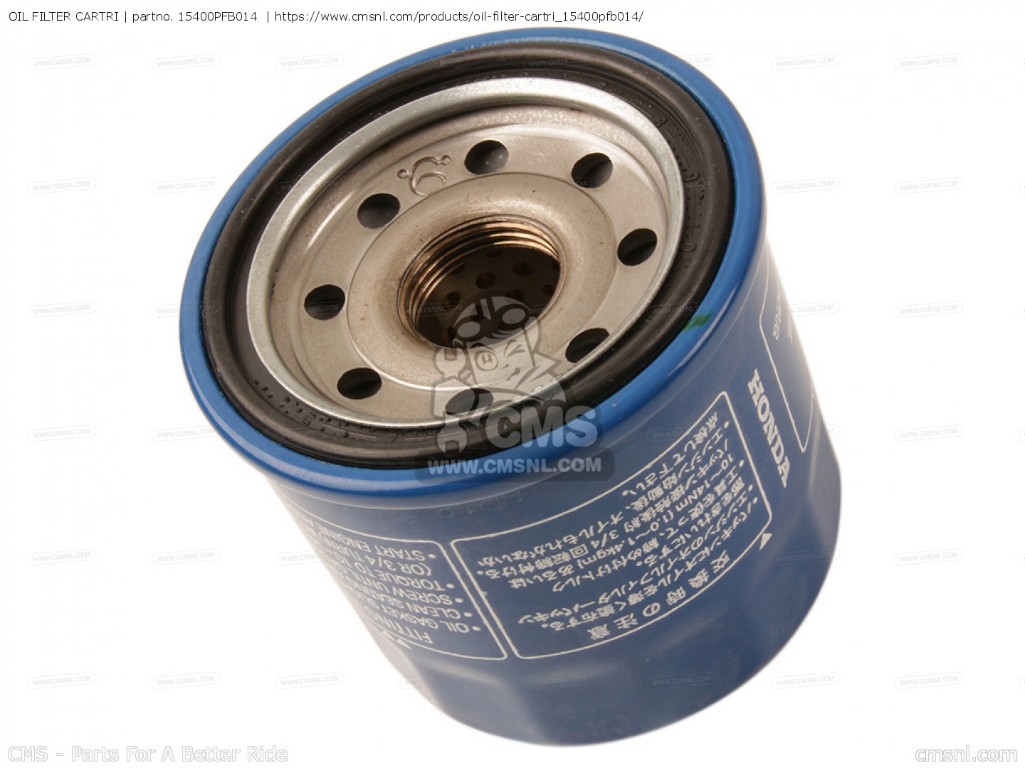 15400PFB014: Oil Filter Cartri Honda - buy the 15400-PFB-014 at CMSNL